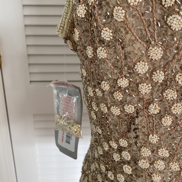 Adrianna Papell | Tops | Nwt Adrianna Papell Occasions Silk Beaded Top ...